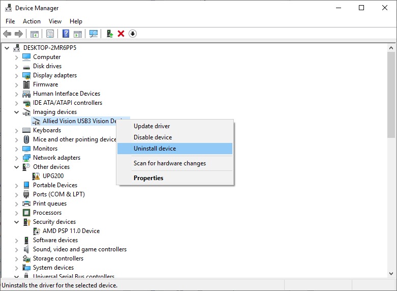 Common Vision Blox: USB3 Vision