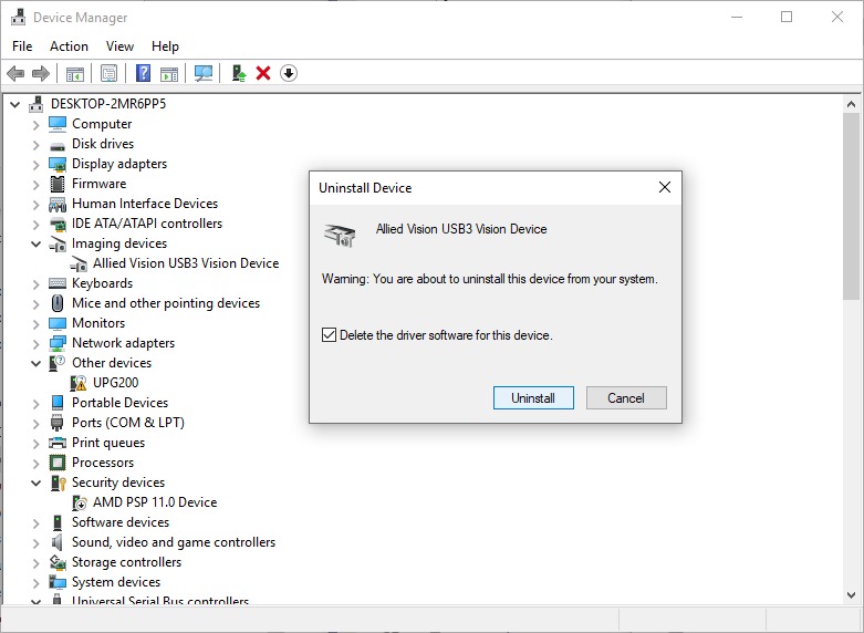 Common Vision Blox: USB3 Vision